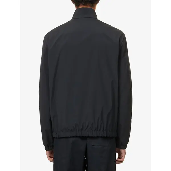 Moncler Danby Logo-patch Shell Jacket - Black