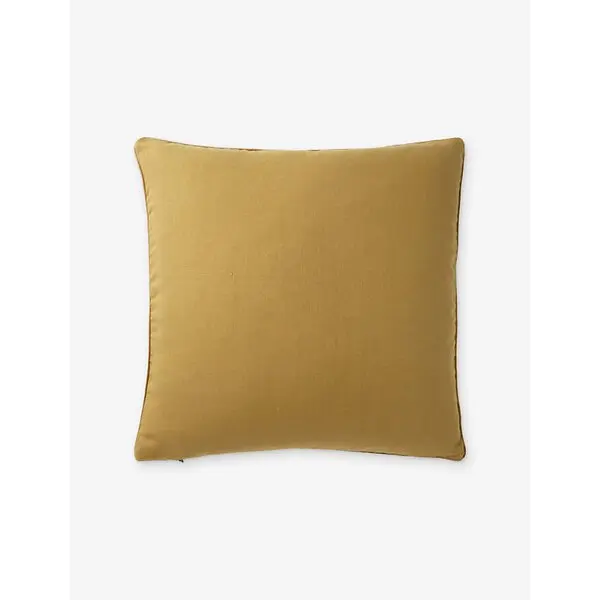 YVES DELORME Ezio Linen-blend Cushion Cover 45cm X 45cm - Craie