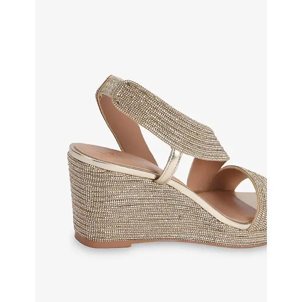 Carvela Gala Woven Wedge Sandals