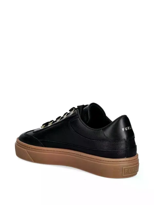Furla Eyelet Lace-up Sneakers - Black