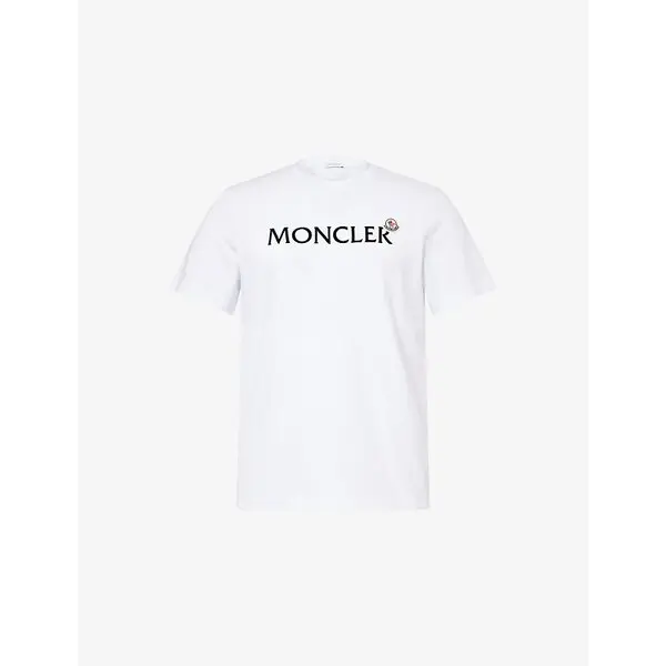 Moncler Crewneck Logo-patch Cotton T-shirt
