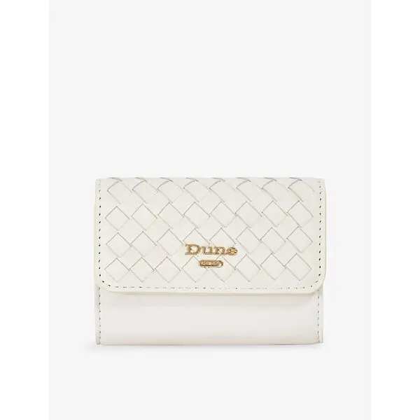 DUNE Kelsey Branded Faux-leather Purse - White Synthetic