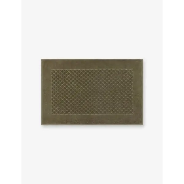 YVES DELORME Toile Cotton Bath Towel - Kaki