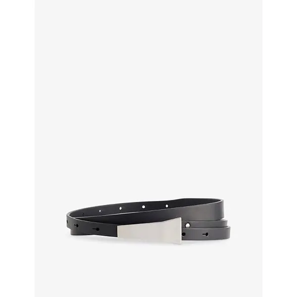 Rick Owens Leather Belt - Black