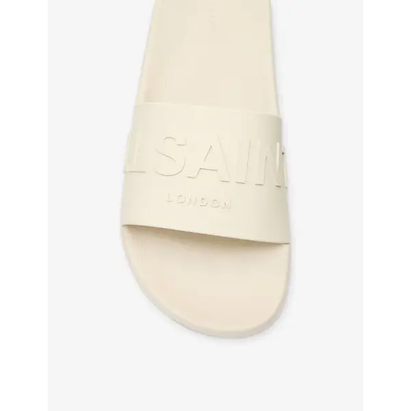 ALLSAINTS Rubber Slides - Chalk White