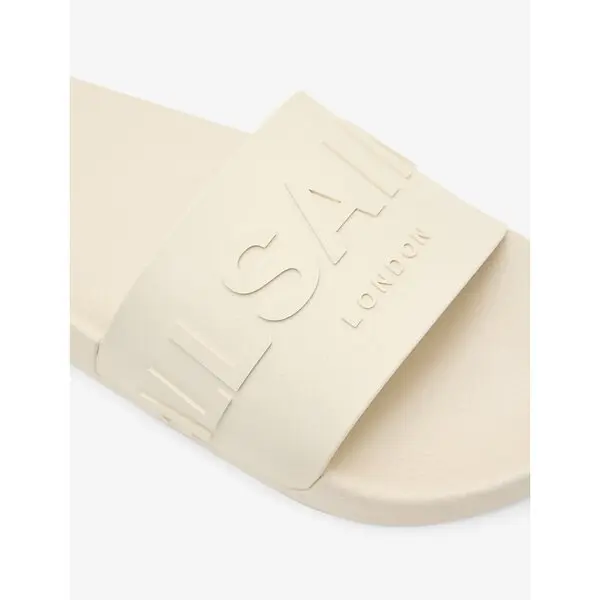 ALLSAINTS Rubber Slides - Chalk White
