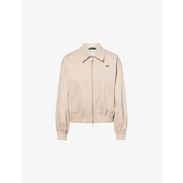 Lacoste Logo-patch Cotton Blouson Jacket