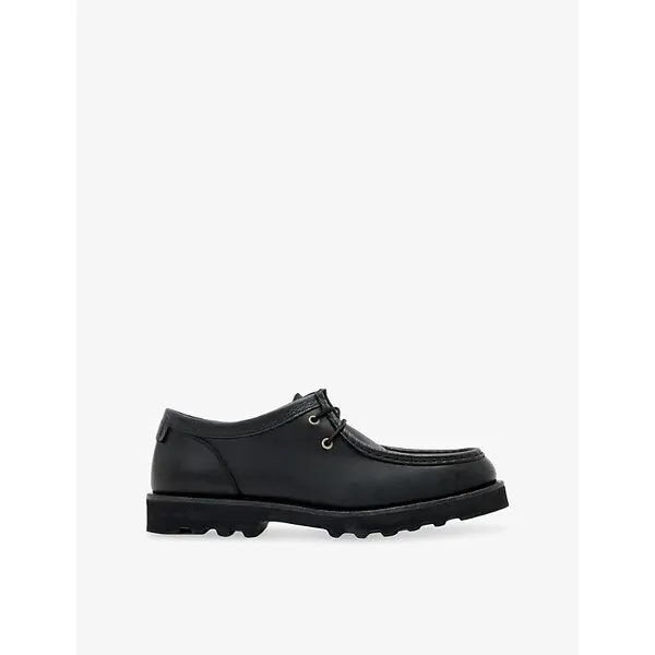 ALLSAINTS Skiff Apron Leather Shoes - Black