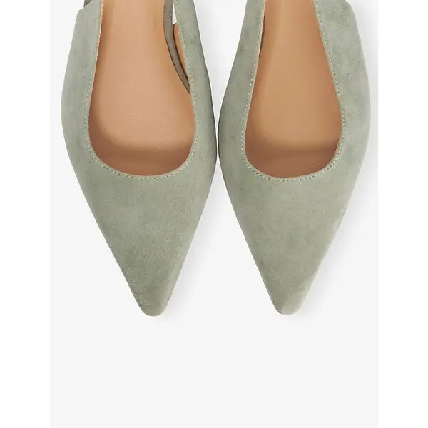 DUNE Suede Slingback Courts