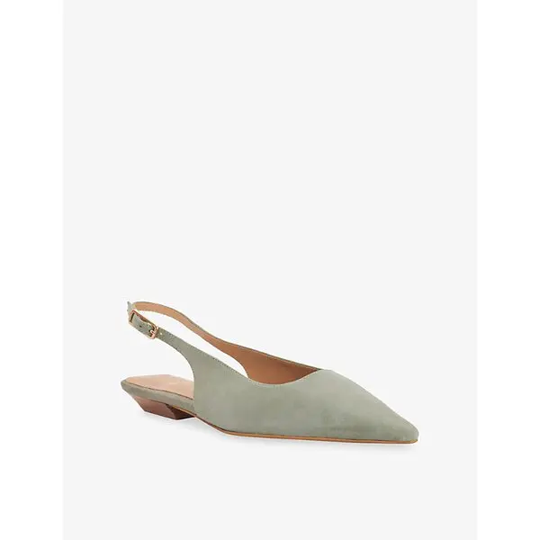 DUNE Suede Slingback Courts