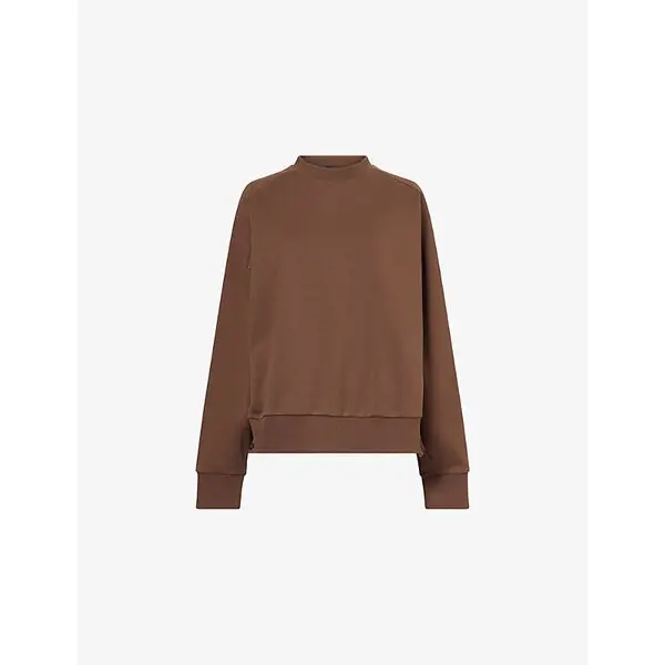 Moncler Cotton-jersey Sweatshirt - Brown