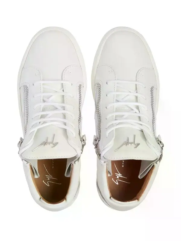 GIUSEPPE ZANOTTI Kriss Mid-top Sneakers - White