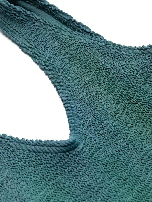 Bond Eye Textured One-piece Swimsuit