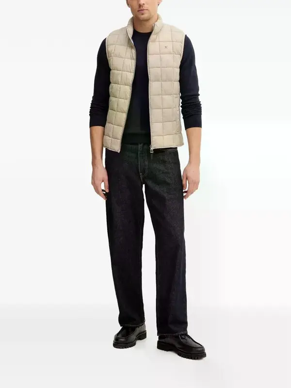 HACKETT Quilted Gilet With Logo Embroidery