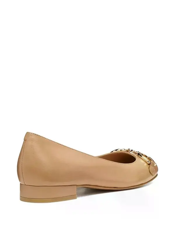 Geox Virnilisa B Buckle Ballet Flats - Neutrals