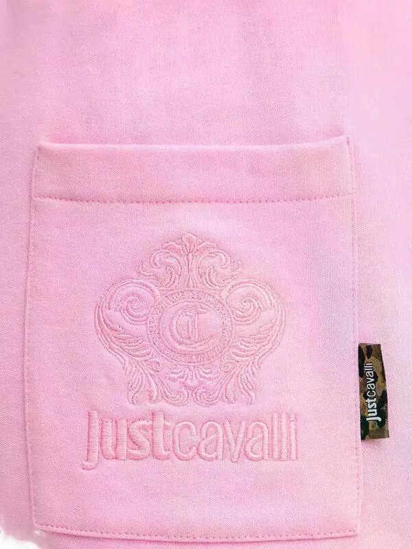 Just Cavalli Logo Embroidered Shorts