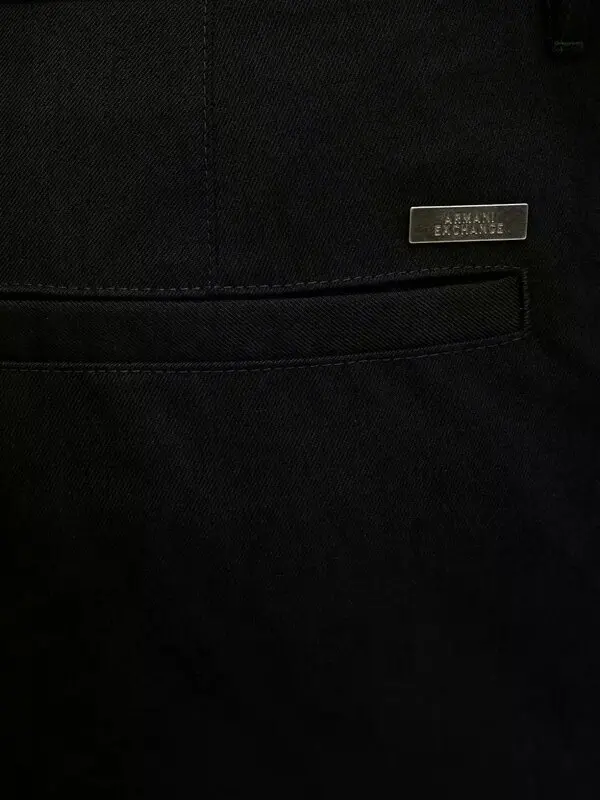 Armani Exchange Logo-plaque Trousers