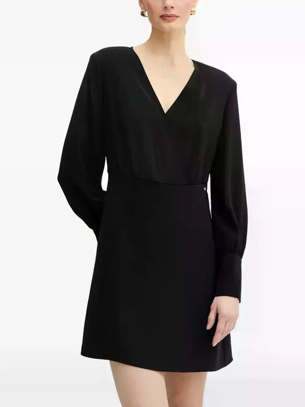 Armani Exchange V-neck Mini Dress