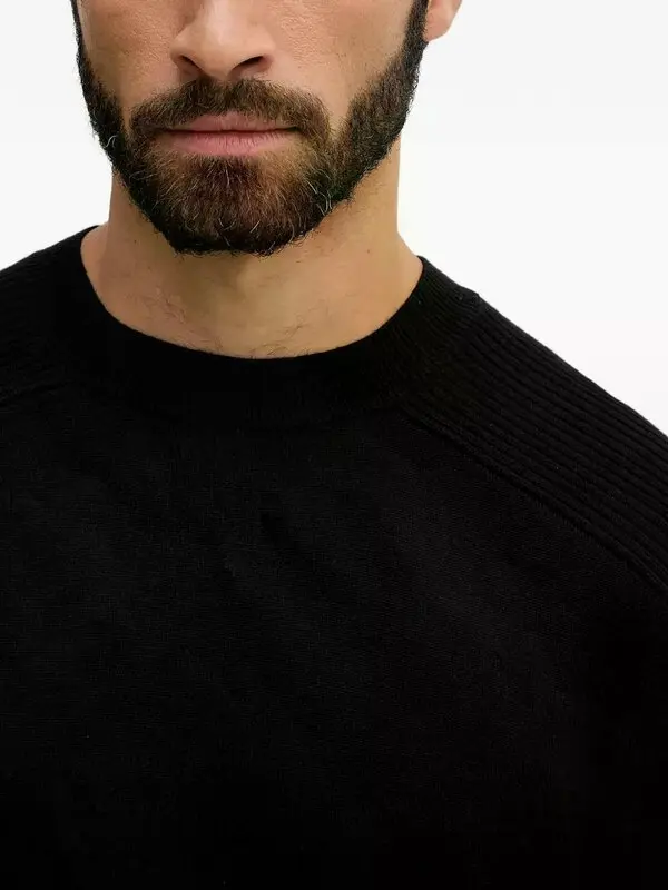 Armani Exchange Ribbed Crew-neck Sweater