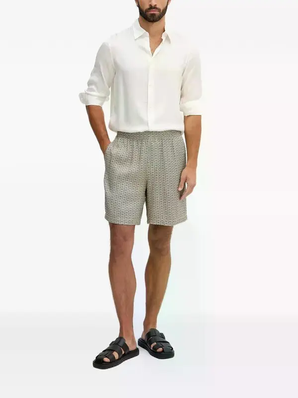 Armani Exchange Patterned Elasticated Shorts