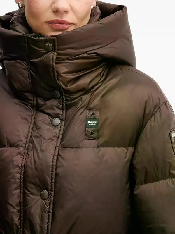 BLAUER. Hooded Puffer Jacket