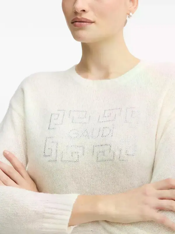 GAUDI Embellished Pullover Sweater