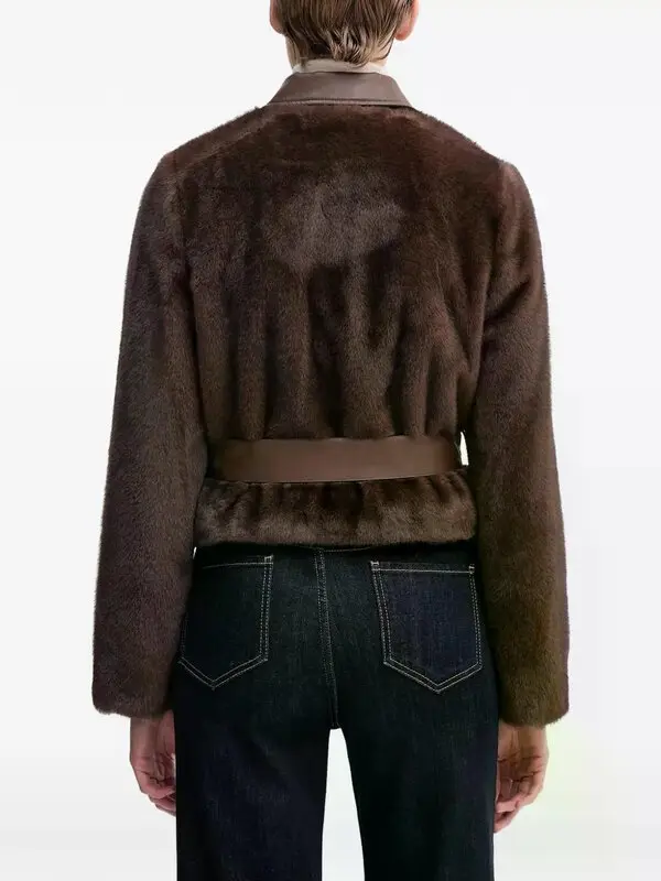 GAUDI Belted Zip-up Jacket