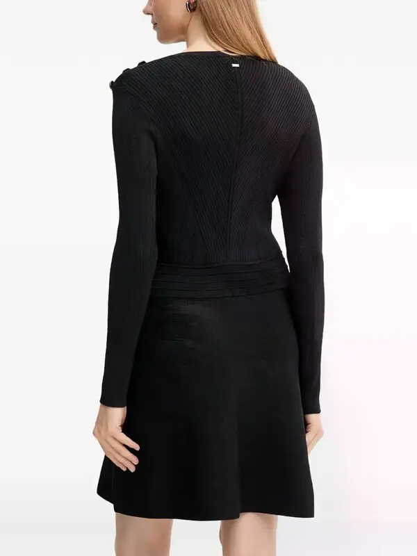 GAUDI Button-embellished V-neck Mini Dress