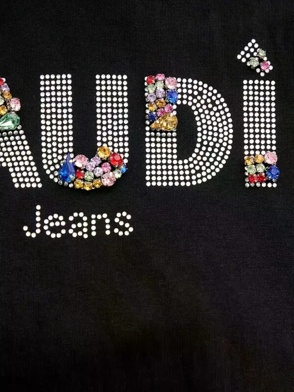 GAUDI Embellished Cropped Hoodie