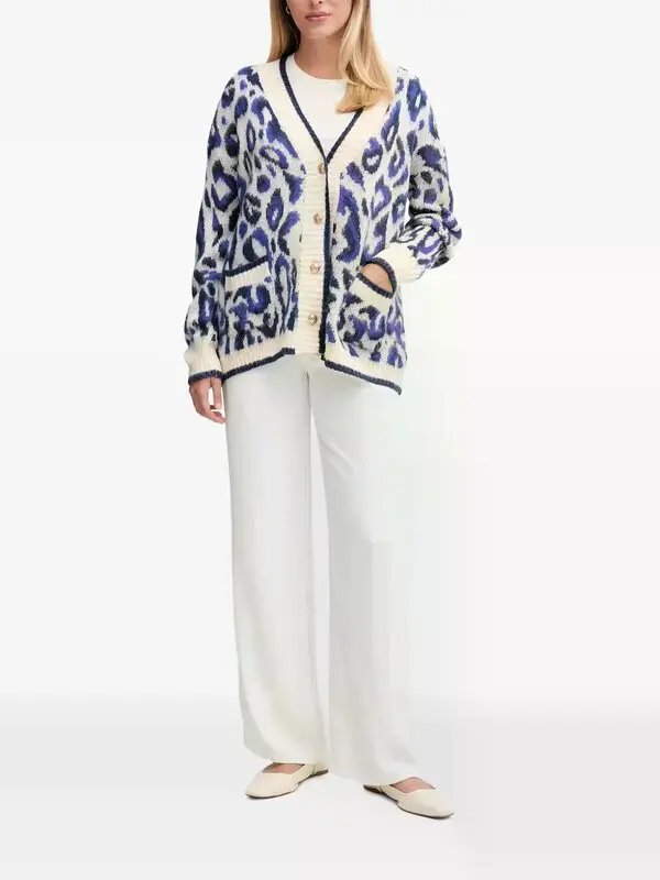 GAUDI Leopard-print Button-up Cardigan