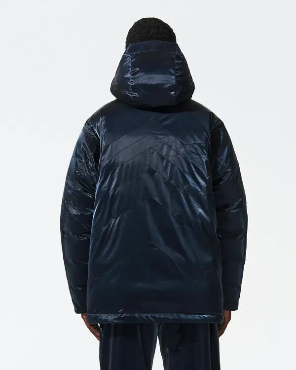 Perfect Moment Max Down Parka Jacket - Blue-liquid