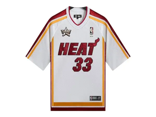 Kith Nba Allstar Miami Heat Leon Jersey - White