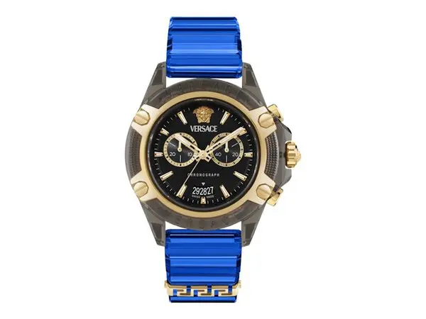 Versace Icon Active Chronograph Watch - Stainless Steel