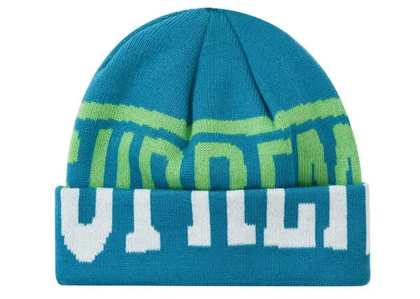 Supreme New Era 2tone Logo Beanie - Teal
