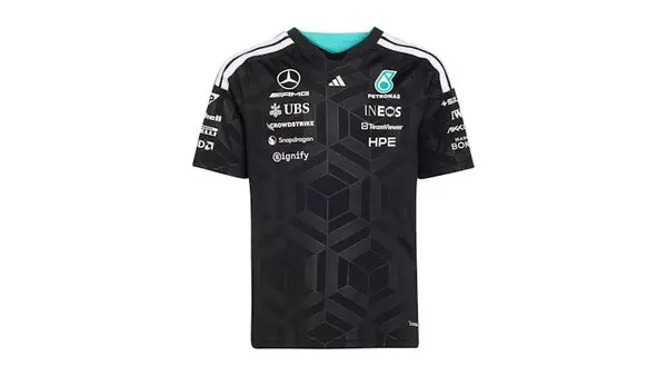 Adidas Mercedes Amg Petronas Formula 1 Team Driver Jersey - Black
