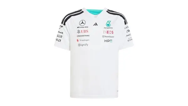 Adidas Mercedes Amg Petronas Formula 1 Team Driver Jersey - White