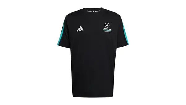 Adidas Mercedes Amg Petronas Formula 1 Team Dna Tee Shirt - Black Semi Mint Rush