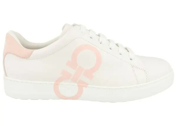 FERRAGAMO Number Leather Lowtop Sneakers