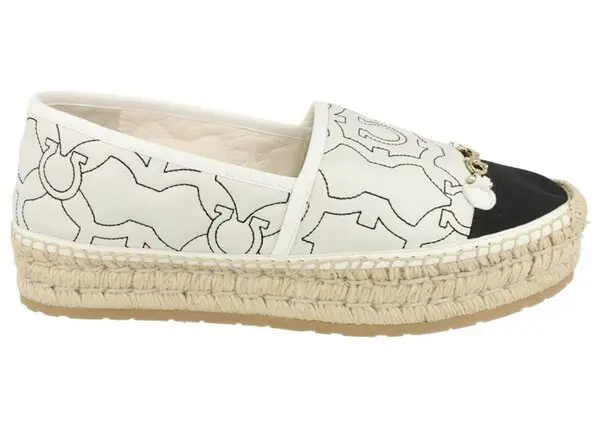 FERRAGAMO Kim Gal Espadrilles - White