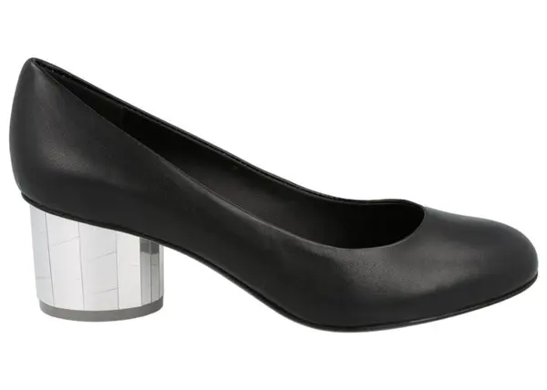 FERRAGAMO Farrah Mirrored Heel Pumps