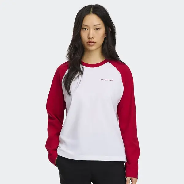Canada Goose Eryn Long Sleeve T-shirt - Carmine Red