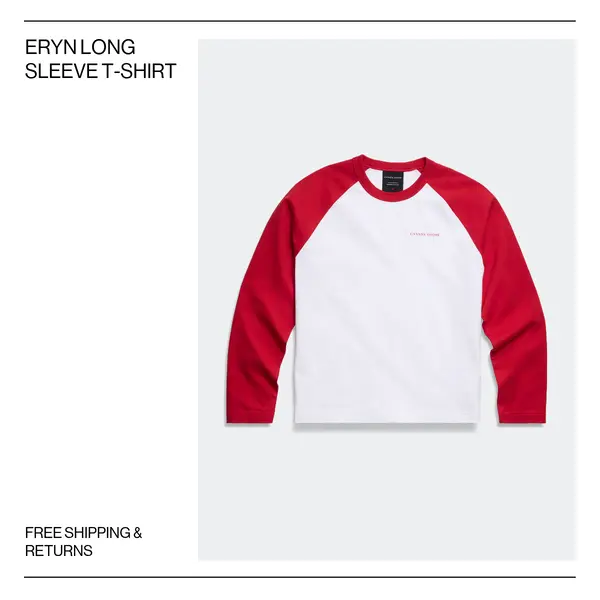 Canada Goose Eryn Long Sleeve T-shirt - Carmine Red