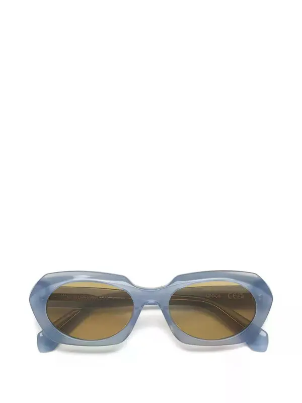 RETROSUPERFUTURE Geometric Sunglasses - Blue