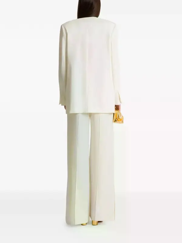 Alberta Ferretti Double-breasted Blazer - White
