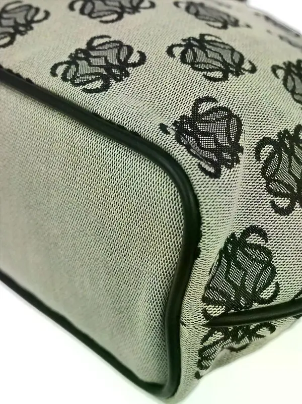 Loewe 2009 Patterned Canvas Tote Handbag
