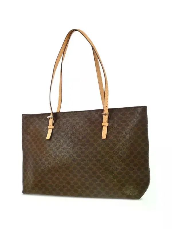 Celine 1990s Macadam Tote Bag