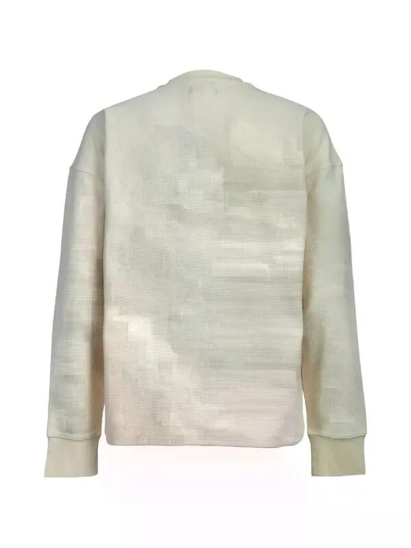 BREATH Waffle-knit Long-sleeve T-shirt - Neutrals