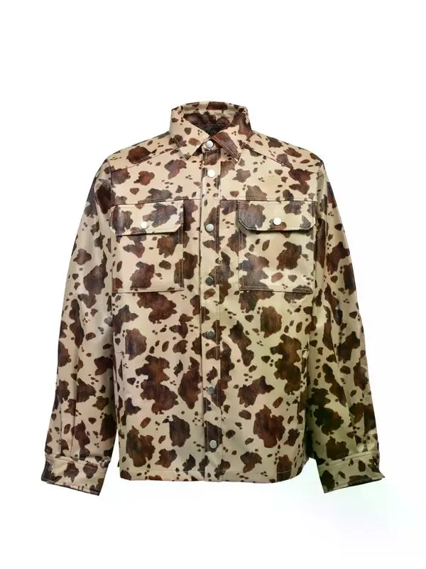 BREATH Buttoned Horse-print Shirt - Neutrals