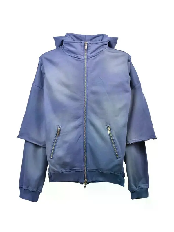 BREATH Layered Zip-up Hoodie