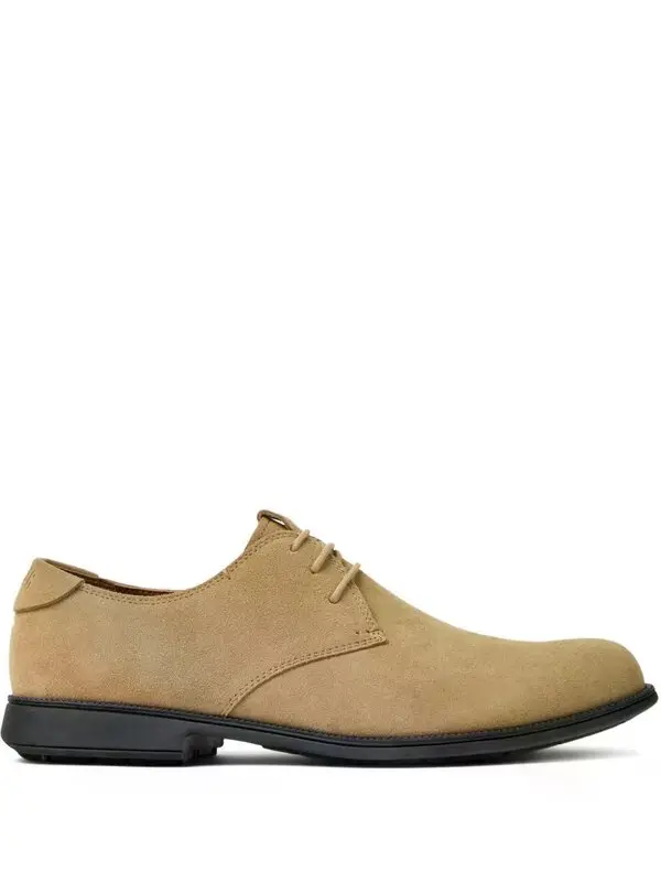 Camper 1913 Suede Lace-up Derby Shoes - Brown